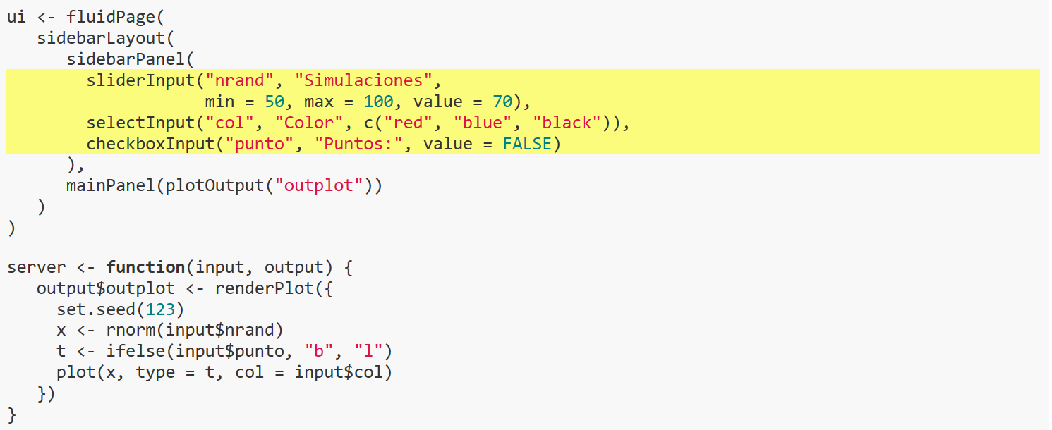 La estructura de una ShinyApp 2